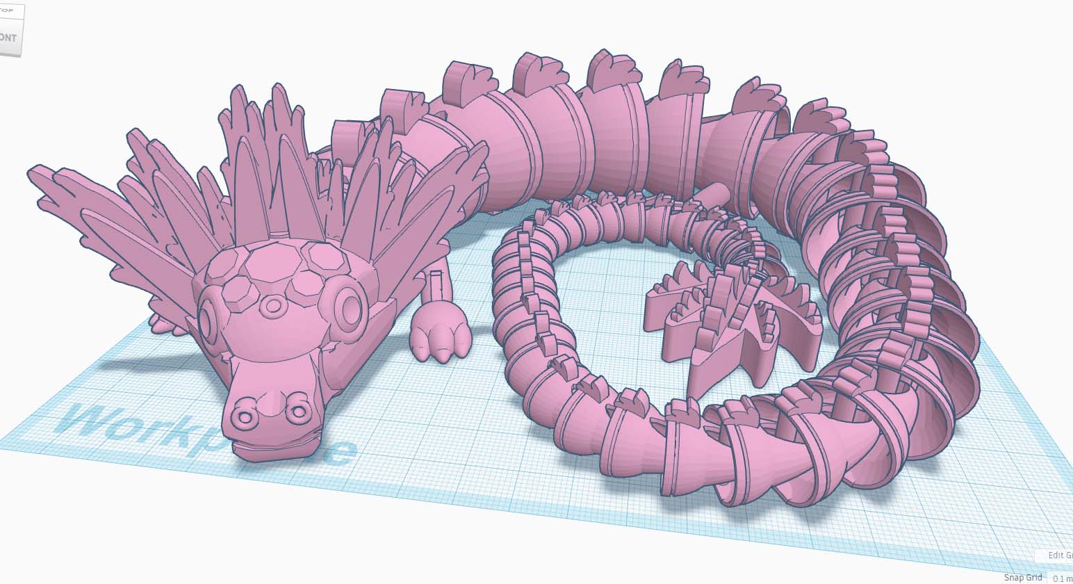 STL file Axel Lot articulating axolotl dragon 🦎 ・3D printing design to ...