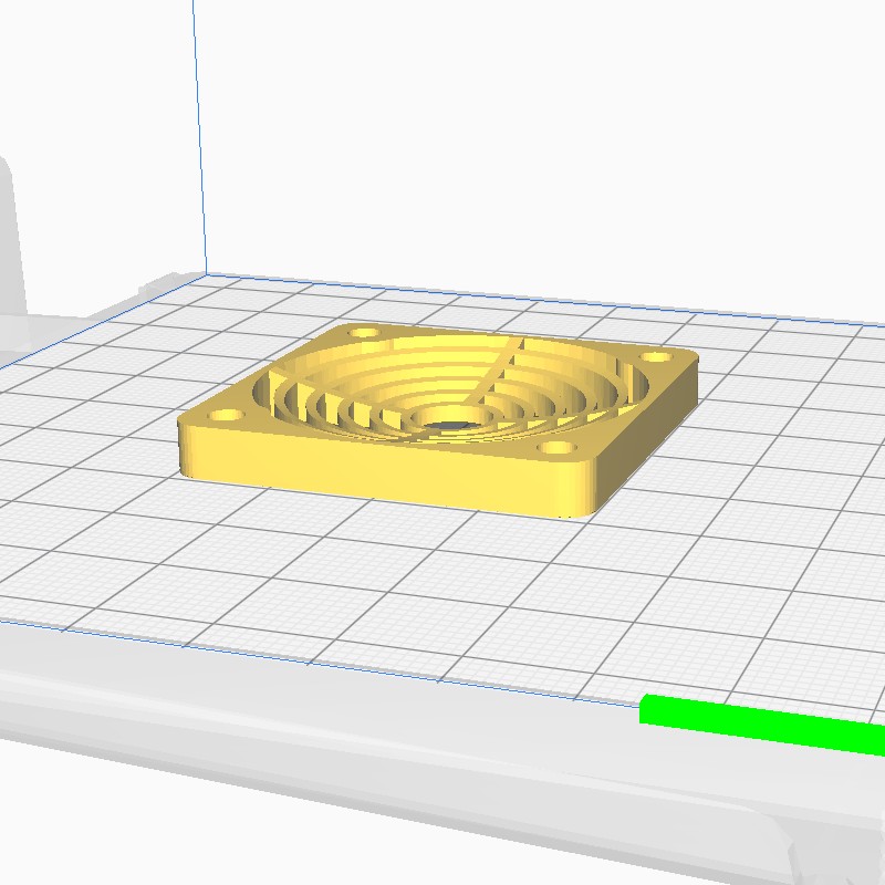 STL file 40 MM 40 MM fan blade guard / Fan pervanesi koruma kapağı 💂・3D ...