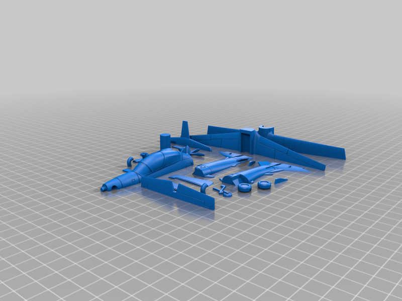 🛩️ embraer super tucano scale 1/72・Free STL File for 3D printing・Cults