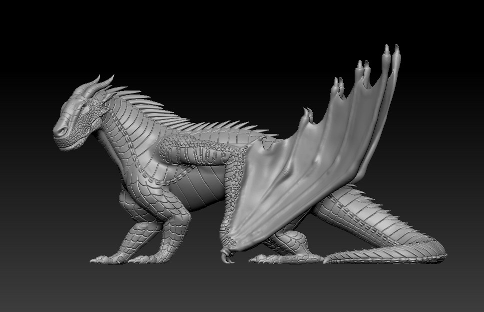 🐉 Dragon of Mud Tribe from Wings of Fire・ STL File for ・Cults