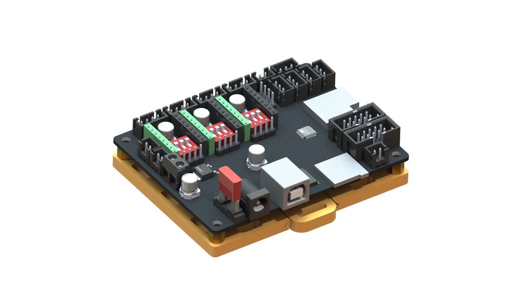 Free STL file MKS DLC32 DIN rail mount 🔧 ・Design to download and 3D ...