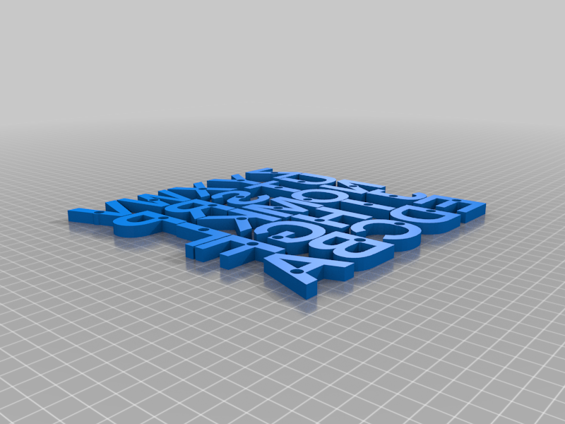 Free STL file Magnetic Letters 🧲 (SCAD)・3D printable design to download ...