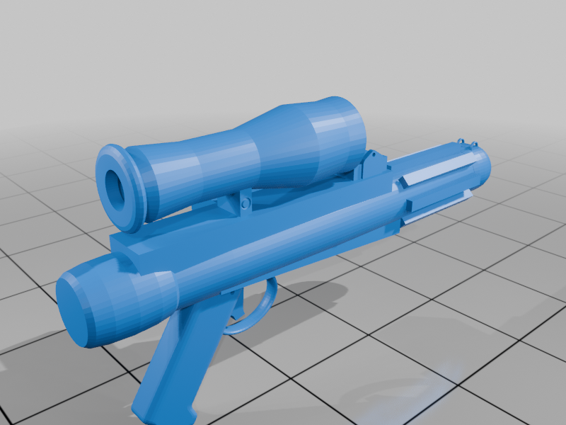⭐ Fin's E11 Blaster from Star Wars・Free 3D File for ・Cults