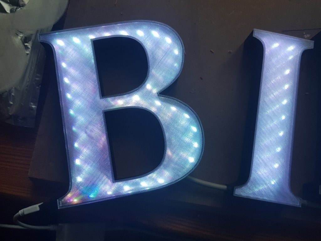 Free 3D file LED - Beer Sign 🍺 ・3D printer design to download・Cults