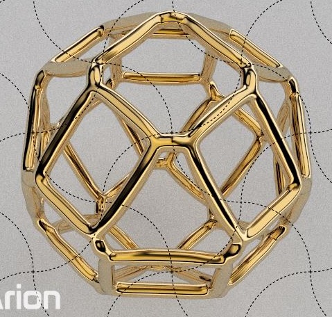 STL file Fine Jewelry, Geometric Model 008 💎 ・Model to download and 3D ...