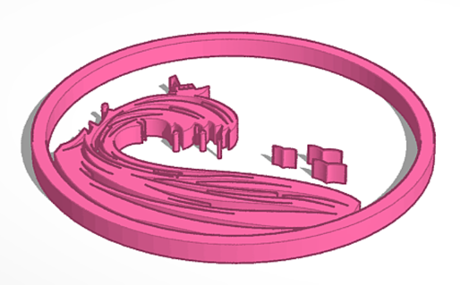 Free STL file wave sea 🌊 ・3D print model to download・Cults