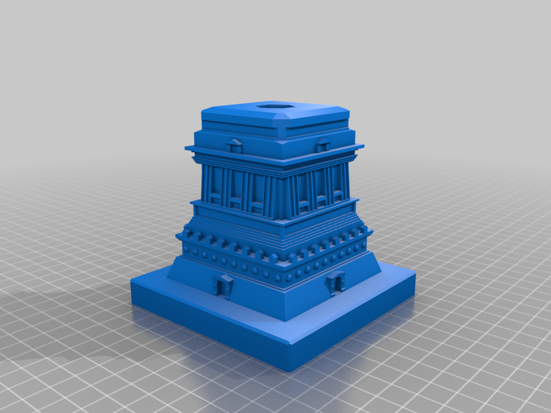 Free STL file Statue of Liberty with base building 110 % - two parts ...