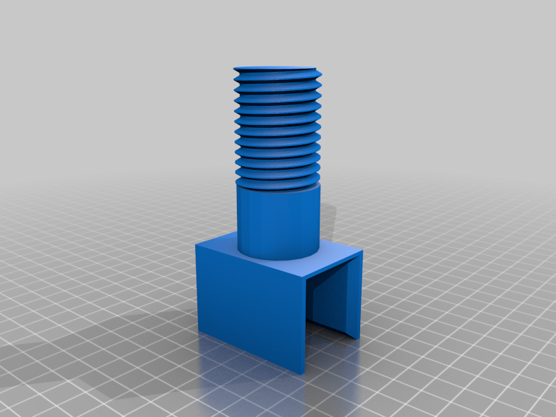 Free 3D file Universal handgun holder V2 - longer screw 🔫・3D print ...