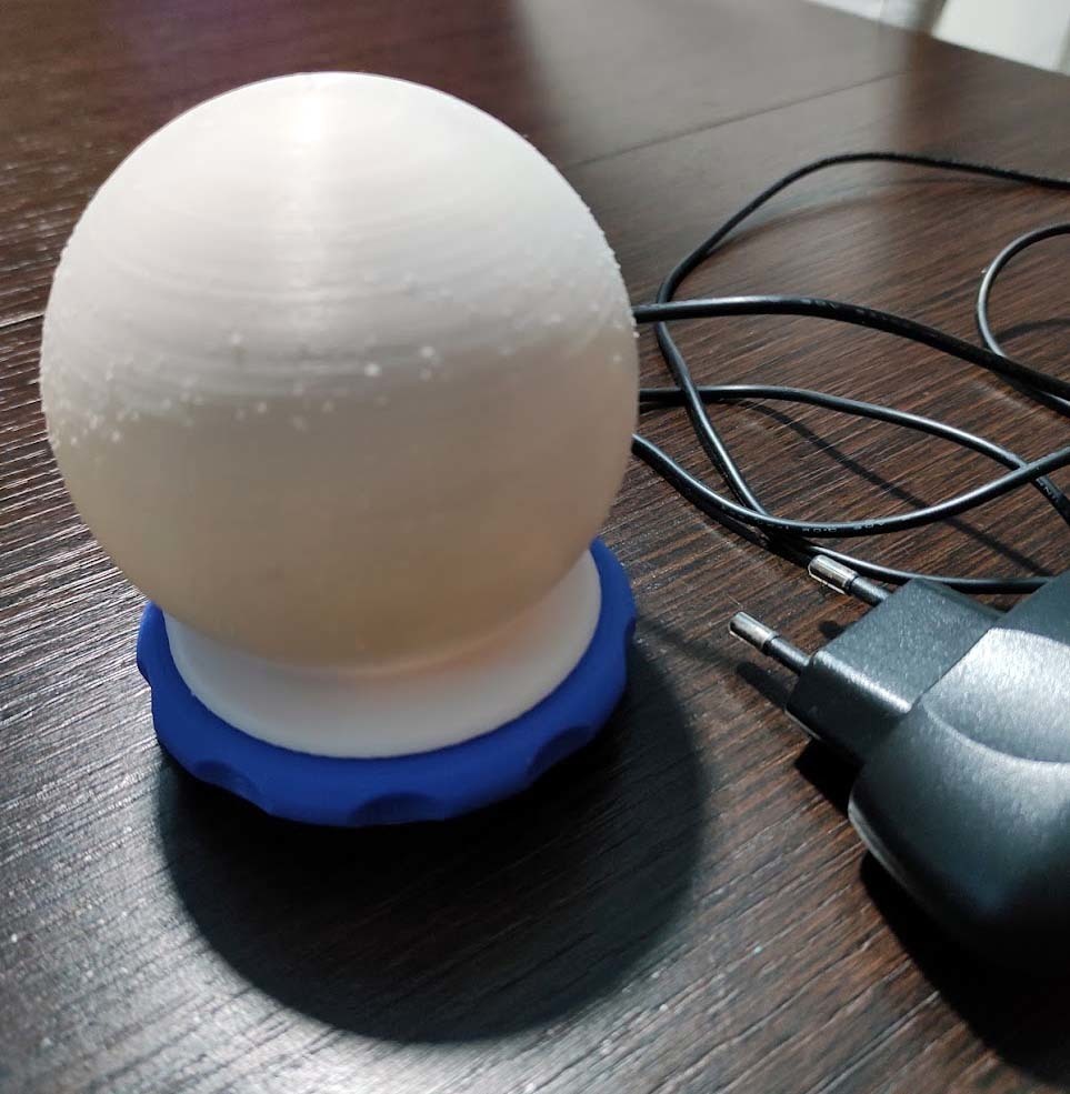 Free STL file Moon Phases Night Lamp 🌙 ・3D printer design to download・Cults