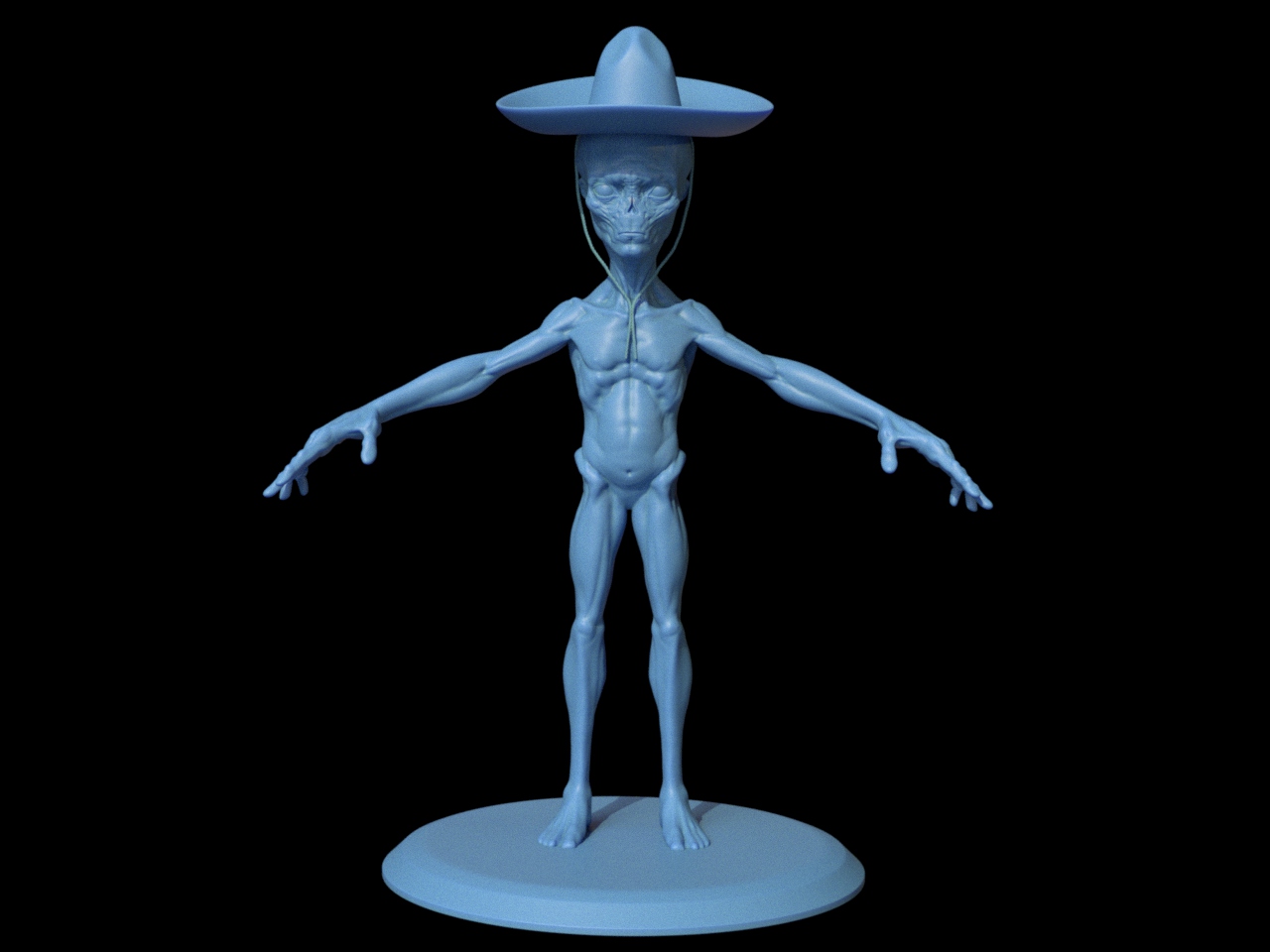 👽 Gray Alien・ STL File for ・Cults