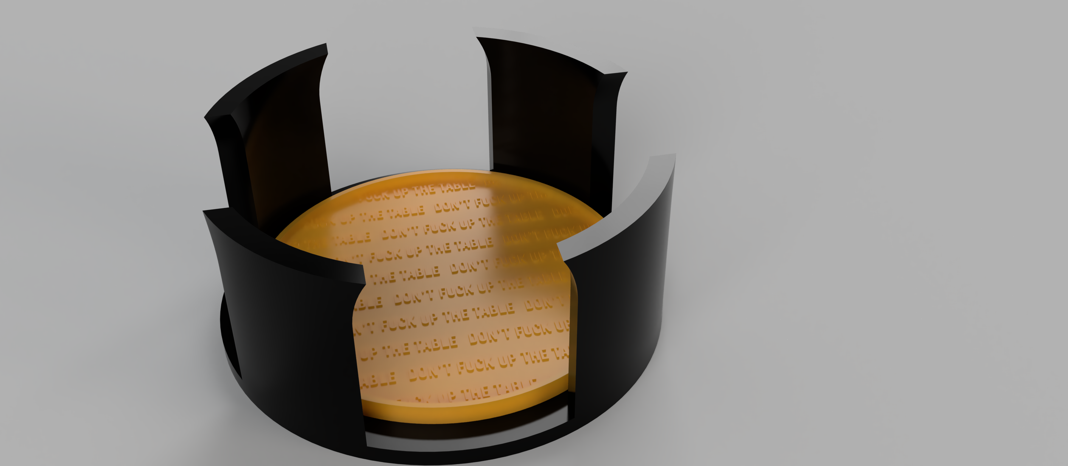 🍹 The Drink Coaster V3・Free STL File for ・Cults