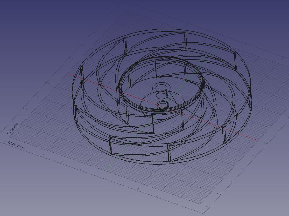 🔧 Impeller Fan for Vacuum Cleaner・Free STL File for ・Cults