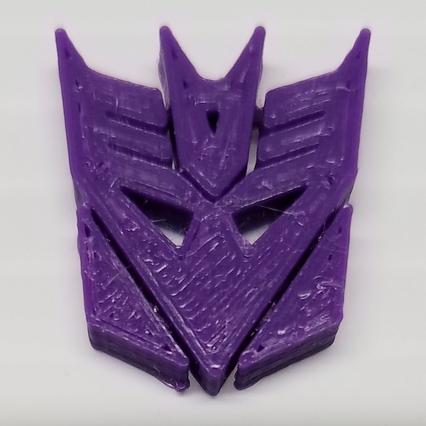 Free STL file Decepticon Symbol Pin 🧷 ・3D printer model to download・Cults