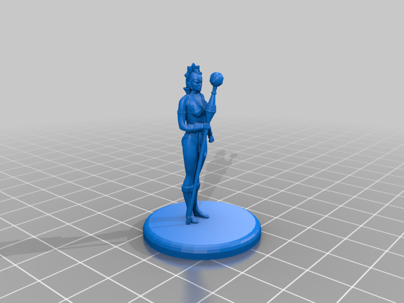 🦸 Evil-Lyn - Masters Of the Universe - Miniature・Free 3D File for ・Cults
