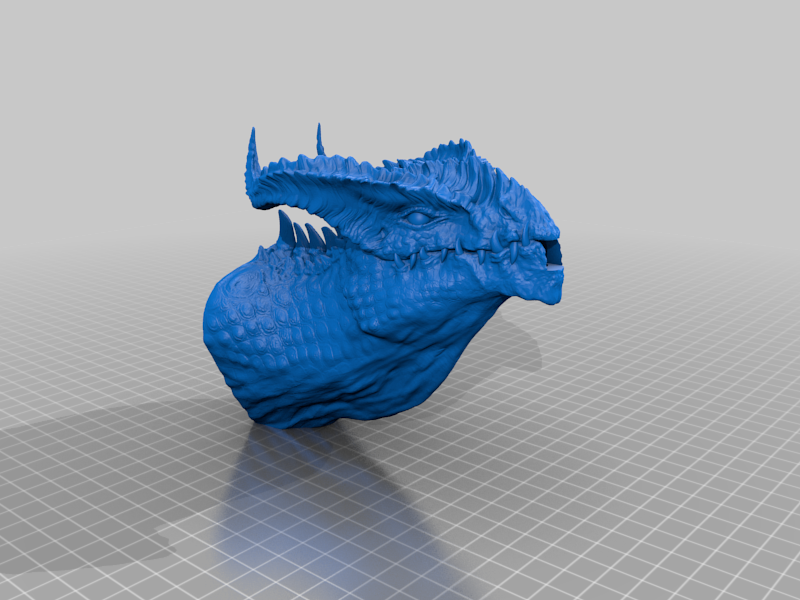 🐉 Clank! Dragon Head cube dispenser・Free 3D File for ・Cults