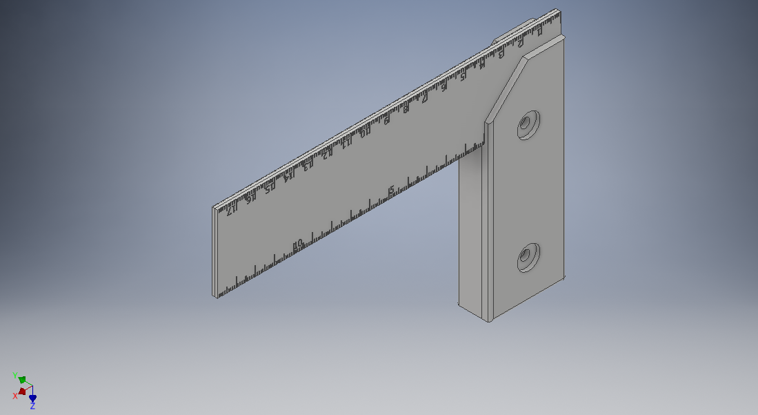 Archivo STL Carpenter's square, ruler tool. 🟪・Idea de impresión 3D para ...