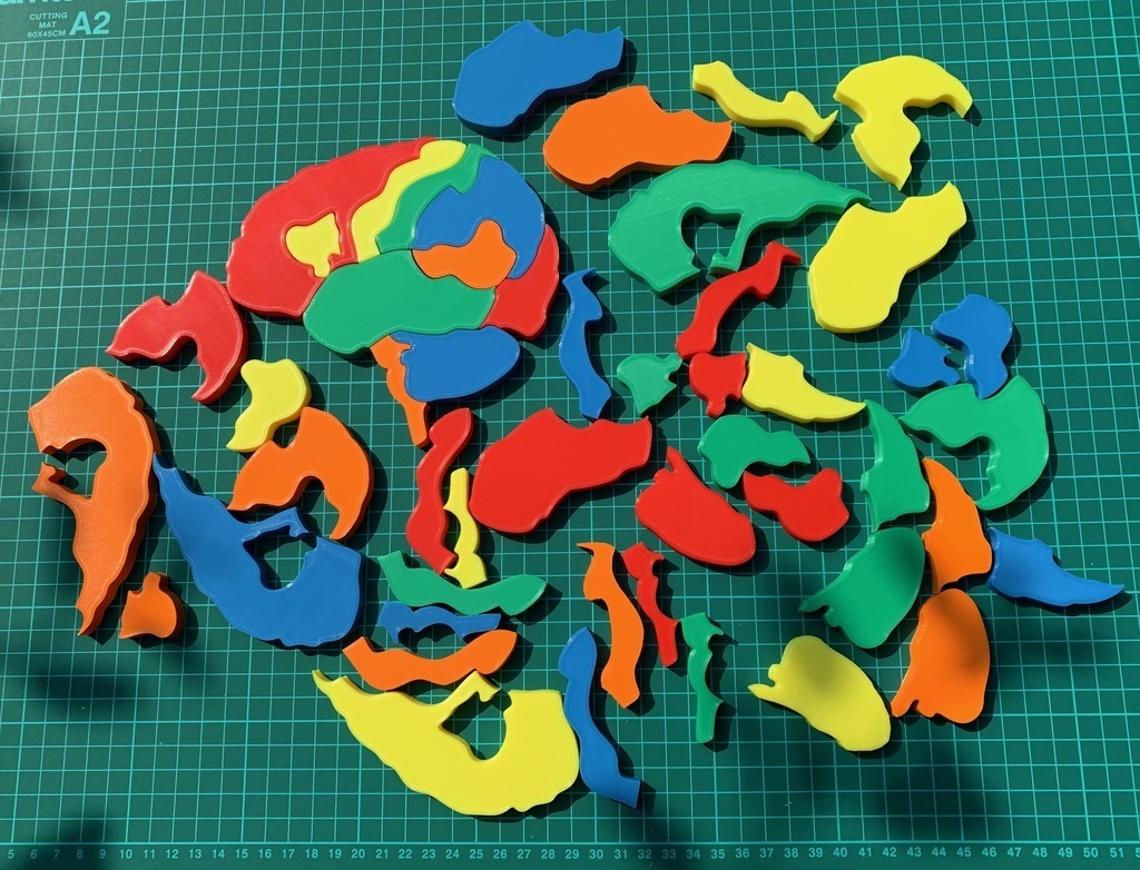 Free 3D file Brain Anatomy Puzzle 🧠・Model to download and 3D print・Cults
