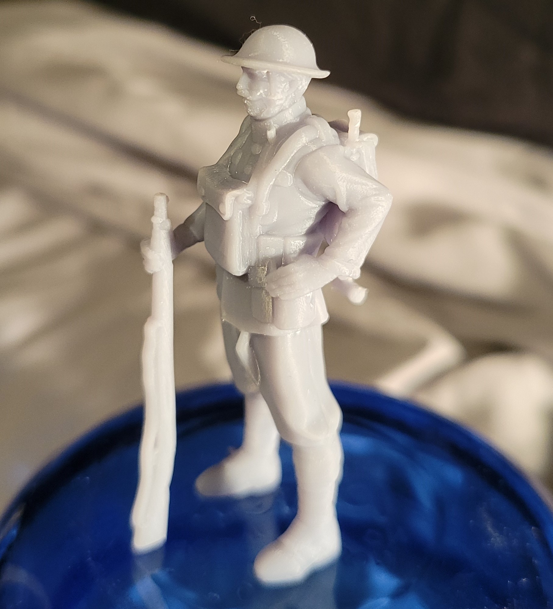 3D printing Total war 1915 - Free WW1 soldiers (French, UK, US, German ...
