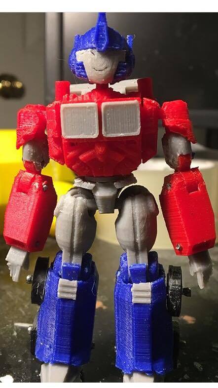 🤖 Cute Optimus prime・Free 3D File for ・Cults