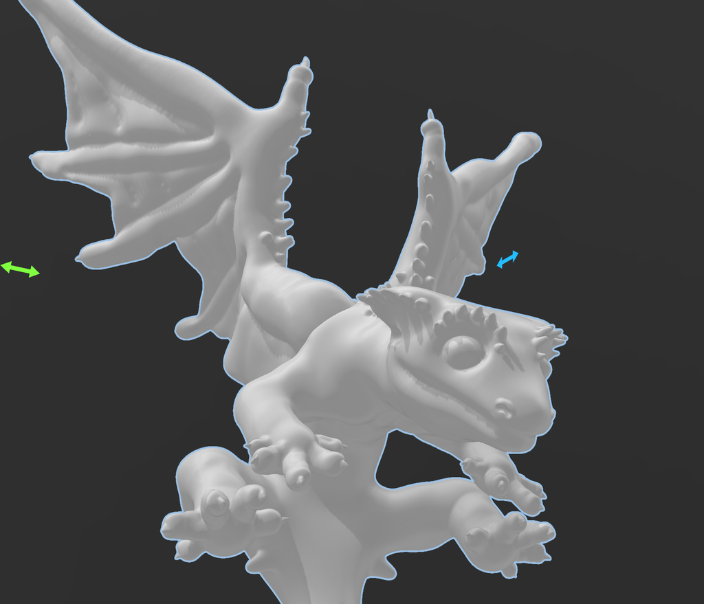 🐉 Crested Gecko Dragon・Free 3D File for ・Cults