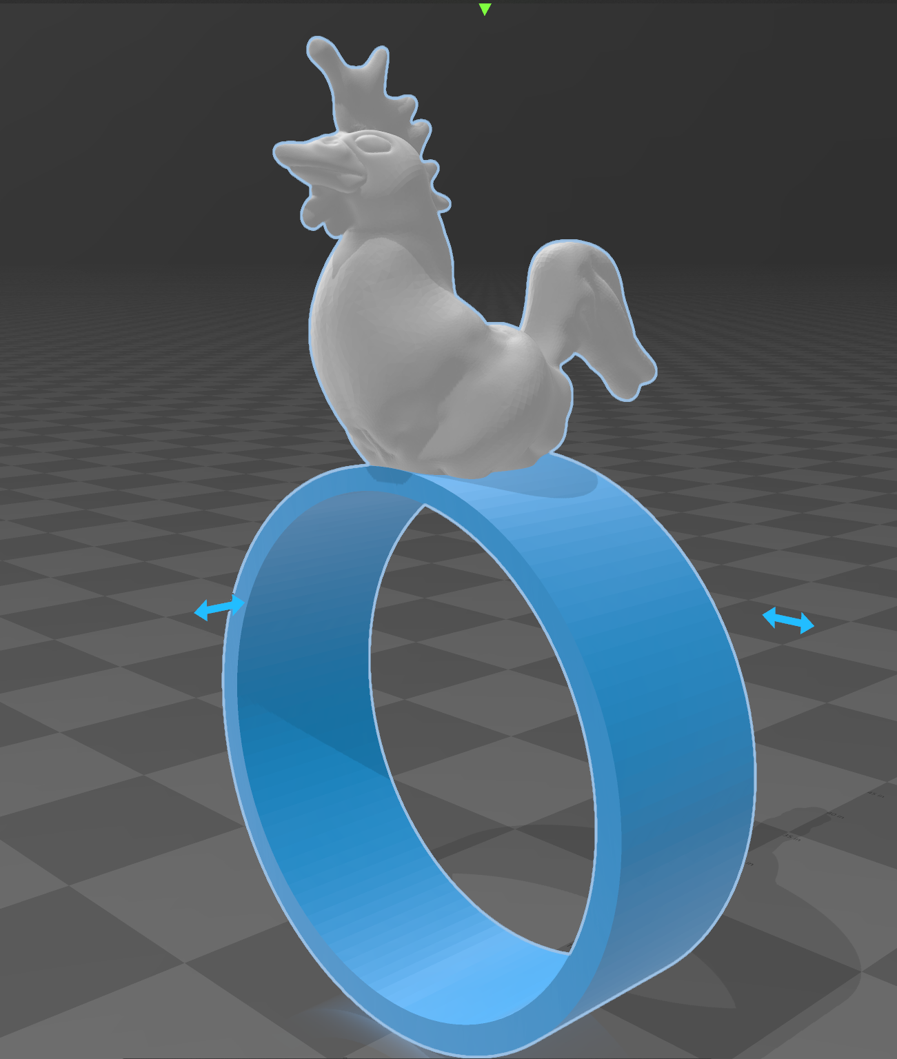 🐓 rooster ring・Free 3D File for ・Cults