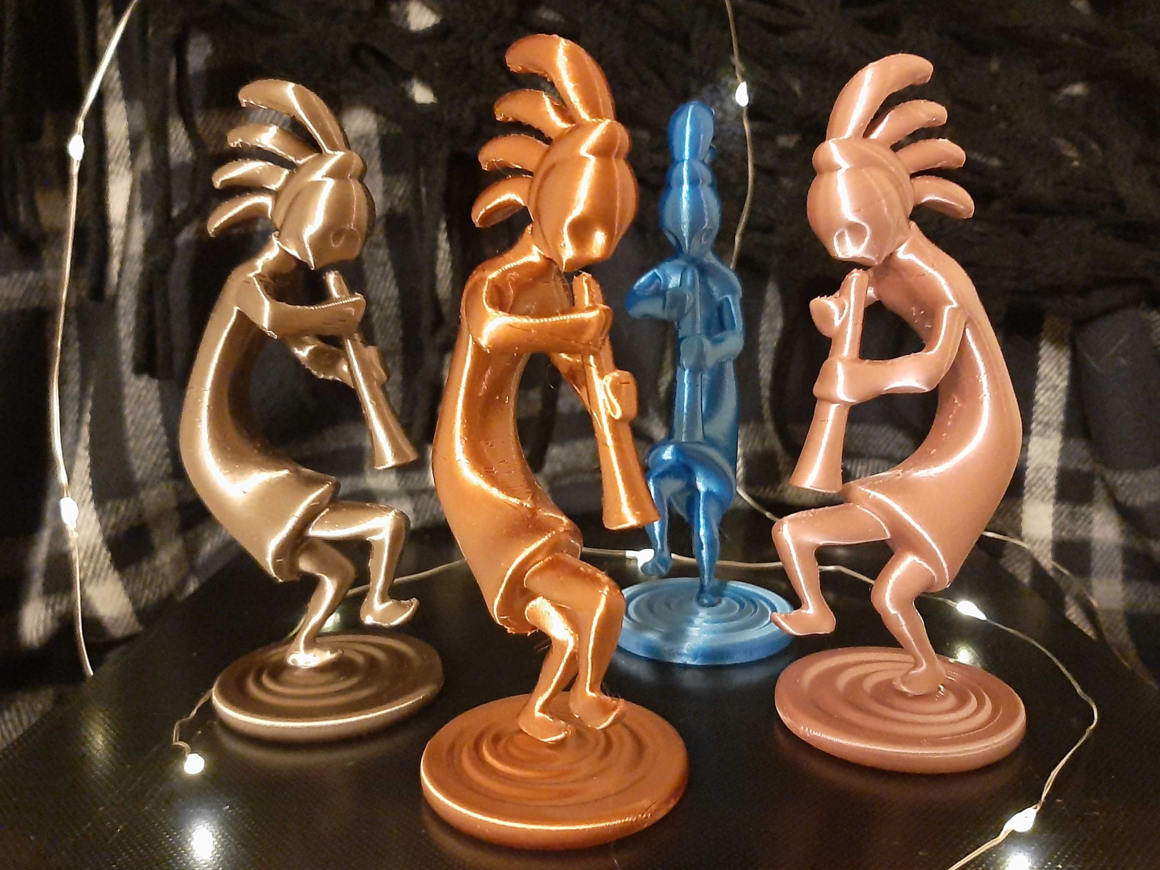 STL file Kokopelli 3D Statuette 🎁 ・3D printing template to download・Cults