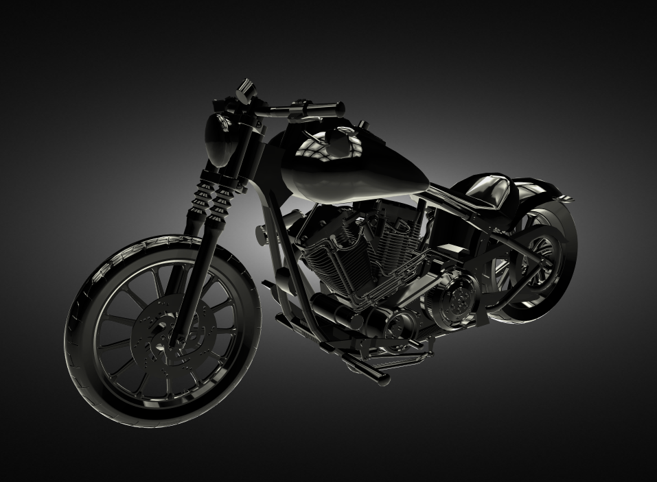 STL file Harley Davidson Custom 🏍️ ・3D print design to download・Cults