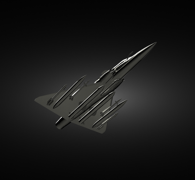 STL file Dassault Mirage 2000 👽 ・3D printer design to download・Cults