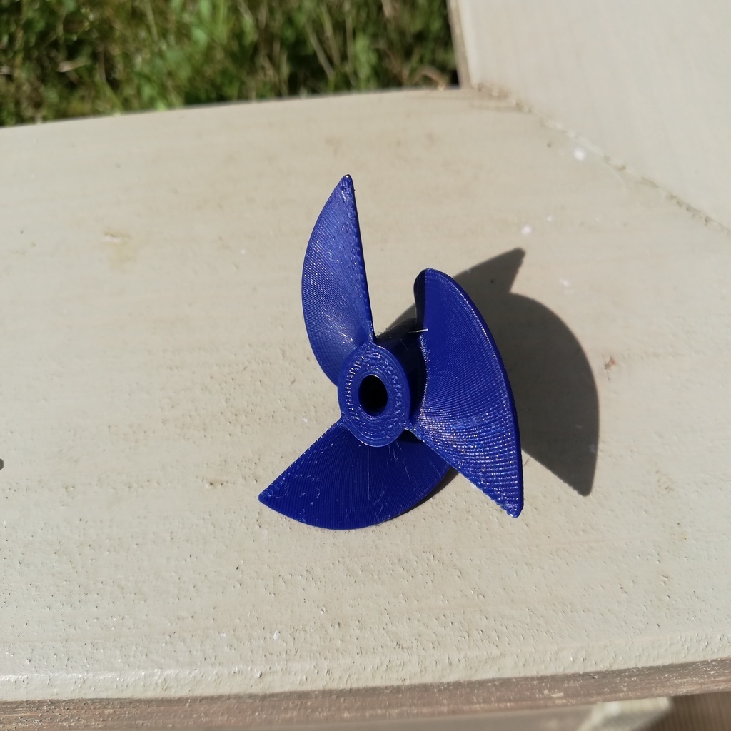 🛥️ Boat Propeller 3Blades Hydro/Dog Drive System D: 42 d: 4mm H:18・Free ...