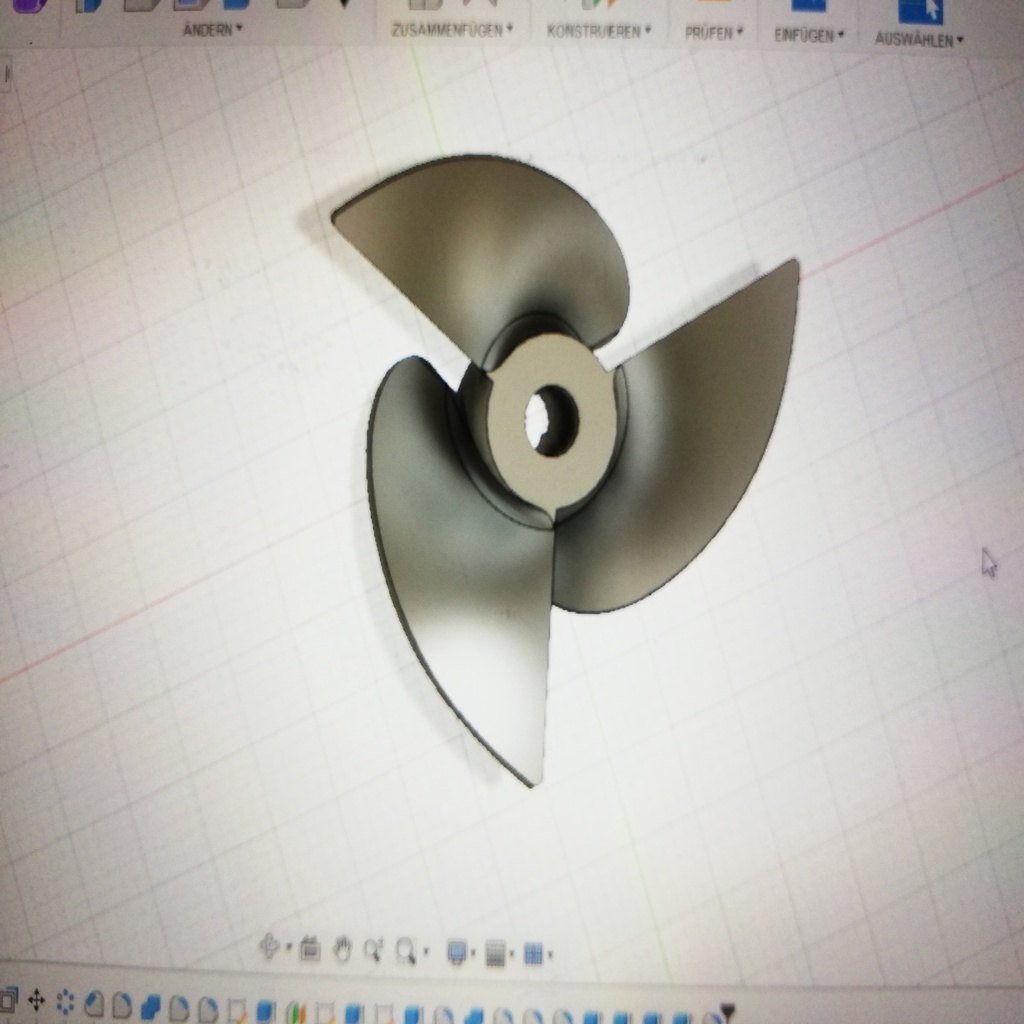 🛥️ Boat Propeller 3Blades Hydro/Dog Drive System D: 42 d: 4mm H:18・Free ...