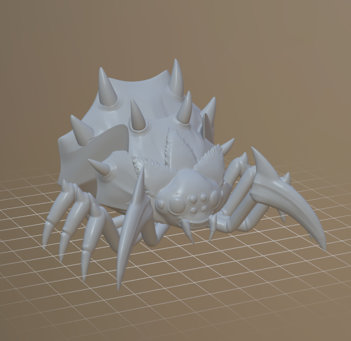 🕷️ Kawaii Anime Spider・ STL File for ・Cults