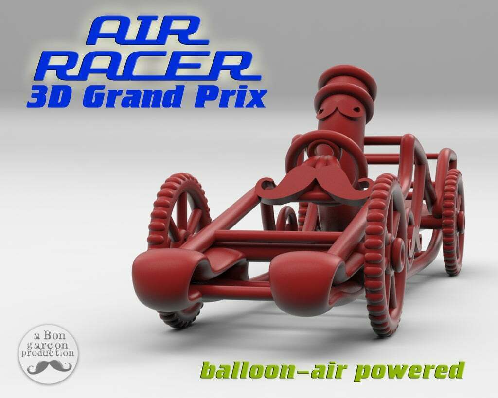 Archivo STL gratis AIR RACER -Speedster Oxygen V3- 🚗 ・Diseño imprimible ...
