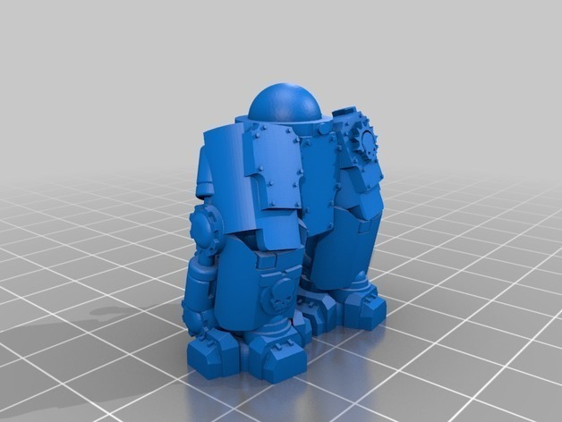 🛰 SPACE MARINE CENTURION DREADNOUGHT・Free 3D File for ・Cults