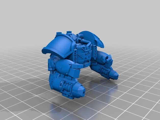 🛰 SPACE MARINE CENTURION DREADNOUGHT・Free 3D File for ・Cults
