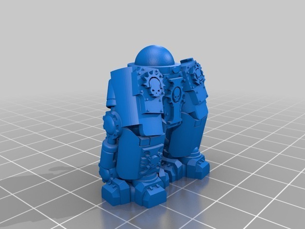 🛰 SPACE MARINE CENTURION DREADNOUGHT・Free 3D File for ・Cults