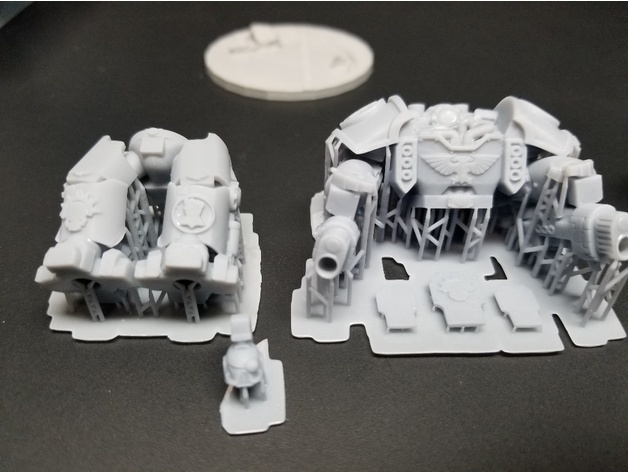 🛰 SPACE MARINE CENTURION DREADNOUGHT・Free 3D File for ・Cults
