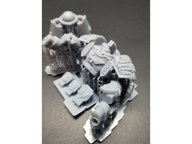 🛰 SPACE MARINE CENTURION DREADNOUGHT・Free 3D File for ・Cults