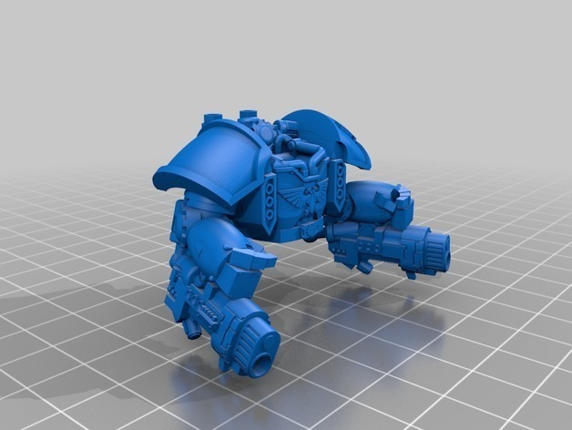 🛰 SPACE MARINE CENTURION DREADNOUGHT・Free 3D File for ・Cults