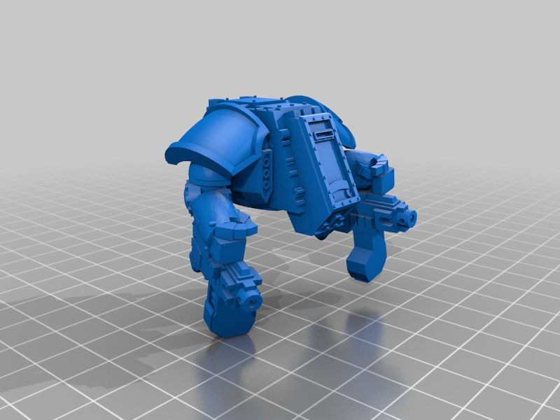 🛰 SPACE MARINE CENTURION DREADNOUGHT・Free 3D File for ・Cults