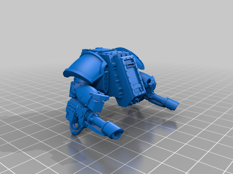 🛰 SPACE MARINE CENTURION DREADNOUGHT・Free 3D File for ・Cults