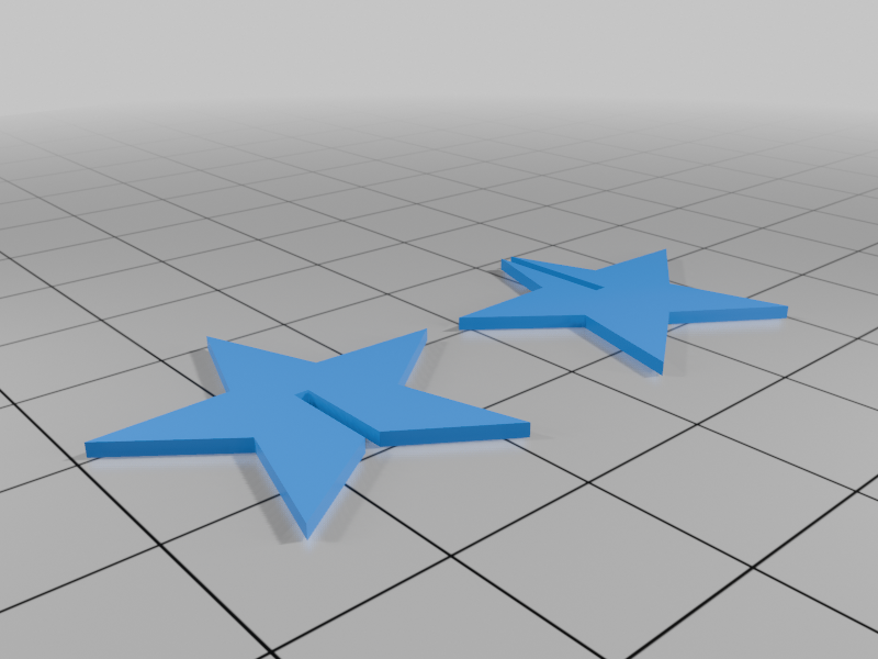 ⭐ Decorative 3D Star・Free 3D File for ・Cults