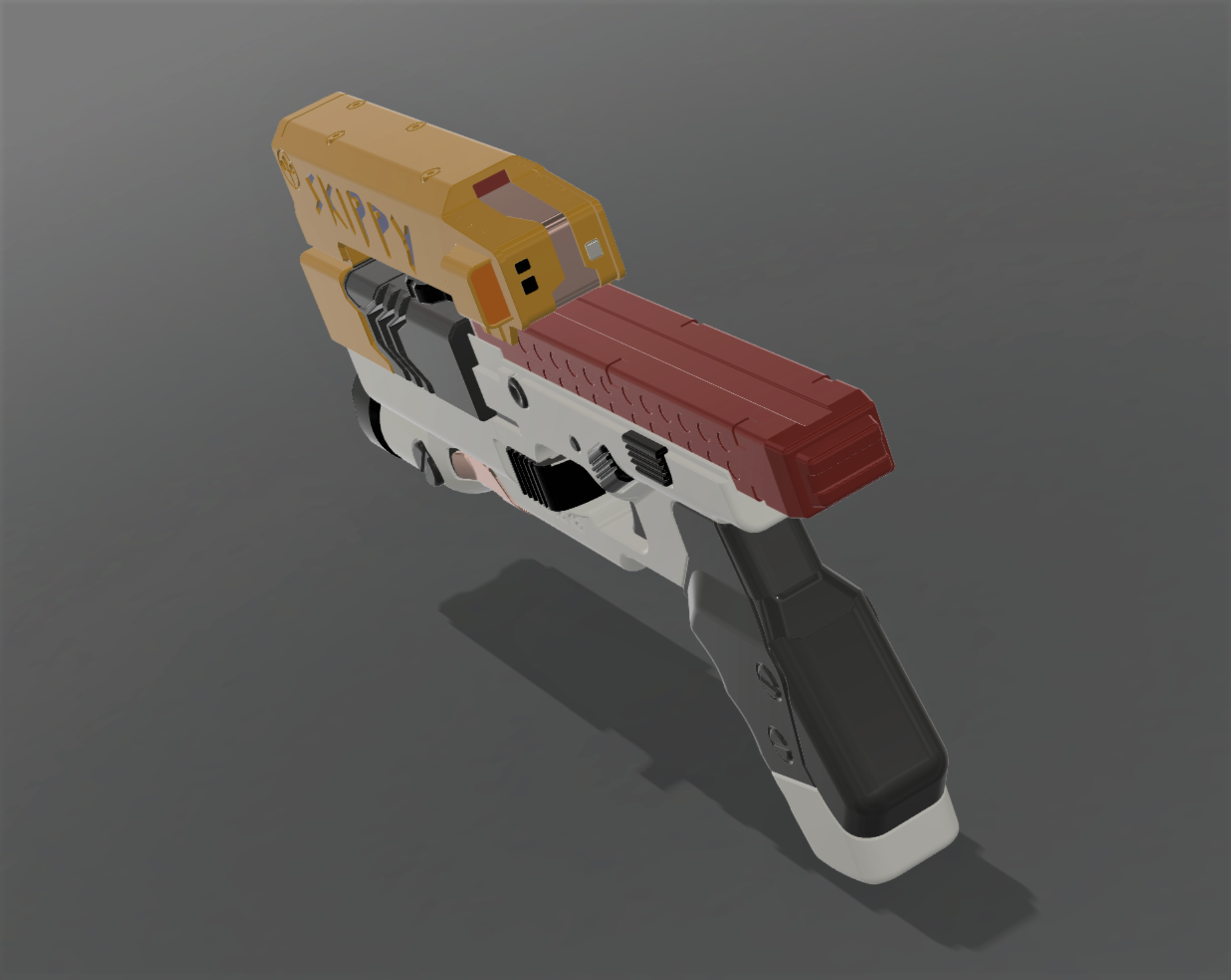 🎮 Skippy Blaster Cyberpunk 2077 Videogame Replica Prop・ STL File for ・Cults