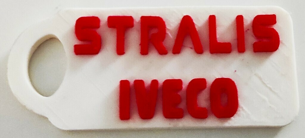 Free 3D file Iveco keychain 🗝️ ・3D printing design to download・Cults