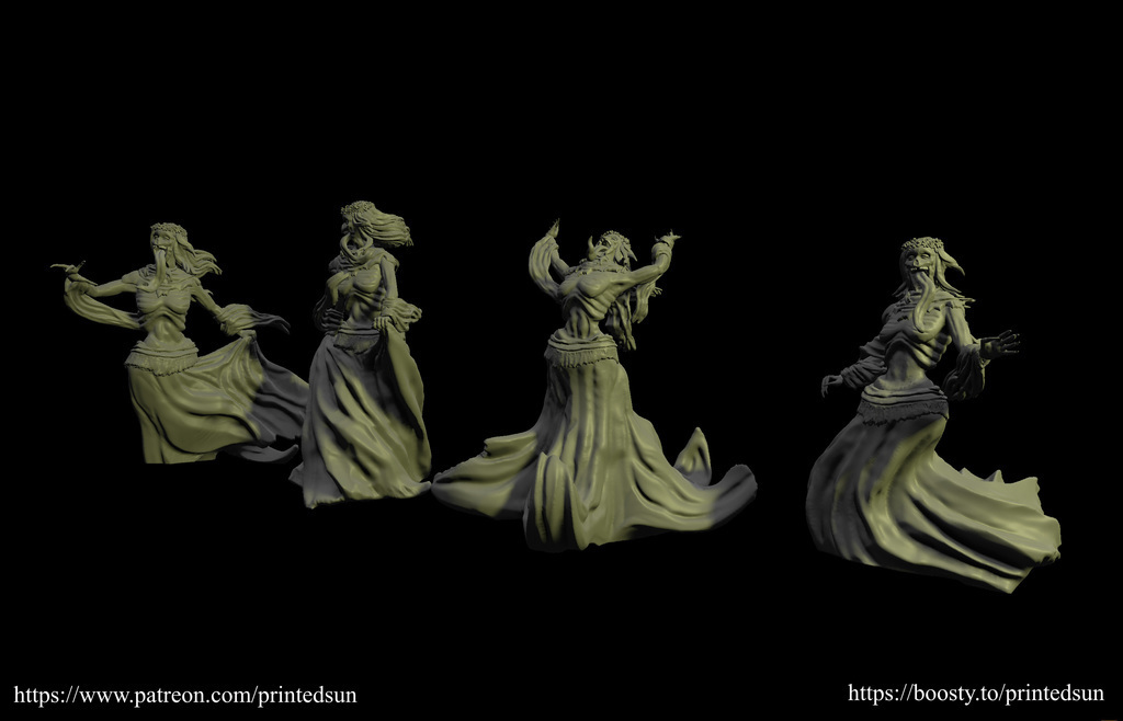 👾 Noonwraith (Witcher)・Free 3D File for ・Cults