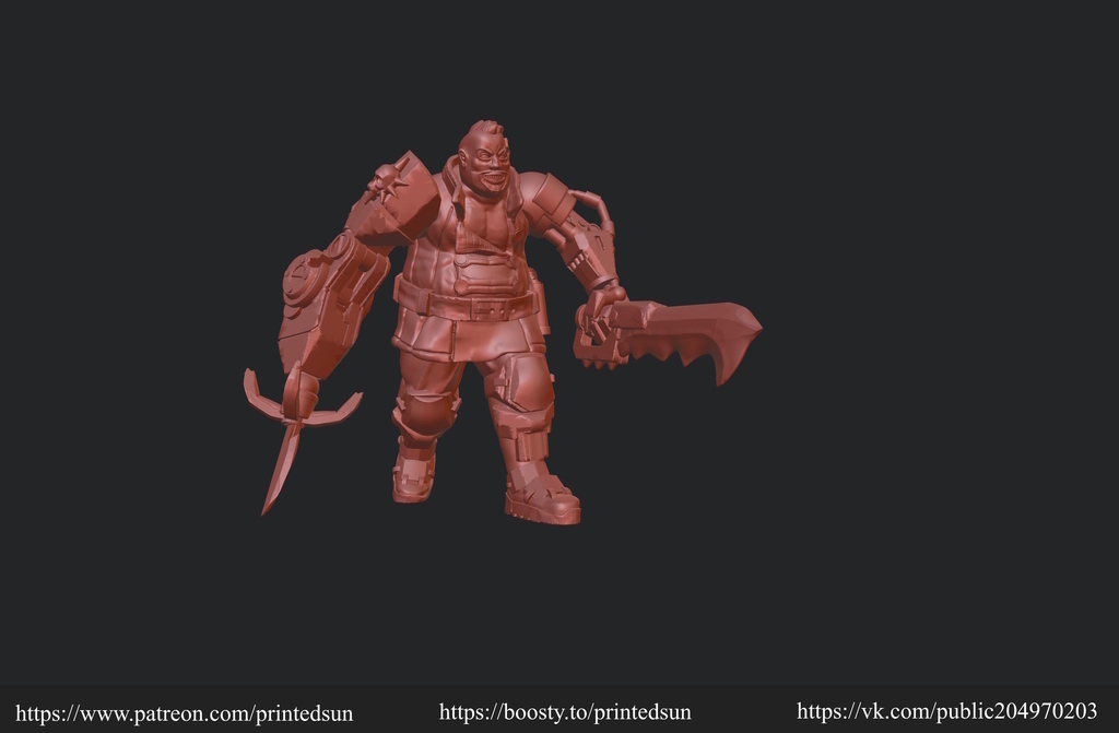⚔ Character for WH40k・Free 3D File for ・Cults