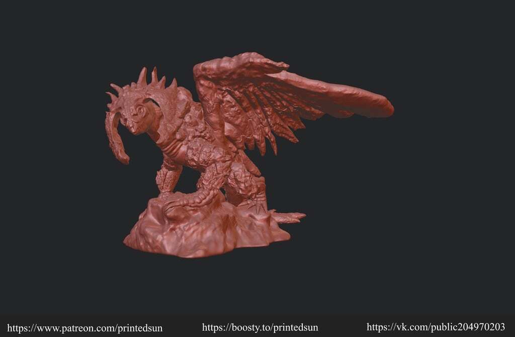 🐉 Adra Dragon (Pillars of eternity)・Free 3D File for ・Cults