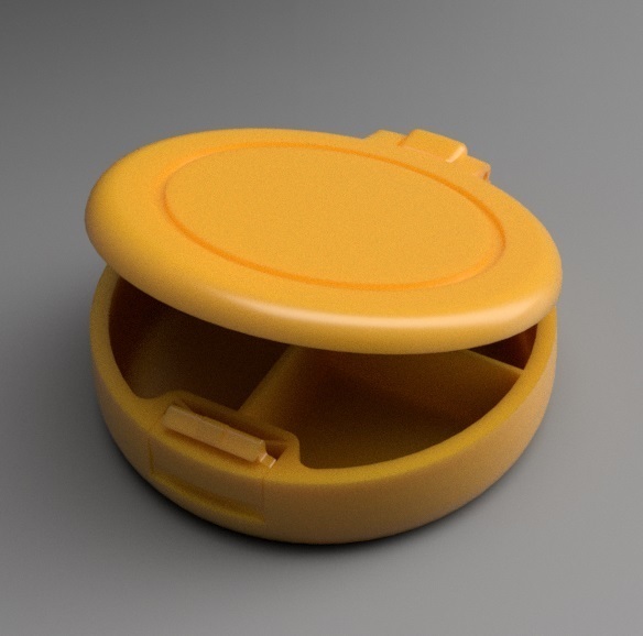 Free 3D file Pill Box *no spring or rubberband* 💊・3D printable model to ...