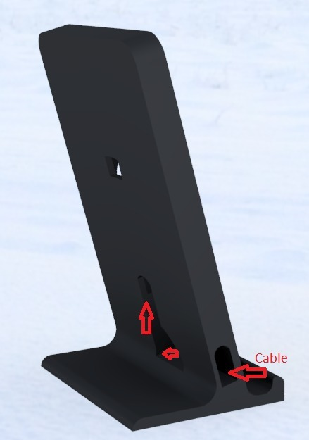 Free 3D file Wireless Charger Smartphone Stand 📱・3D printable model to ...