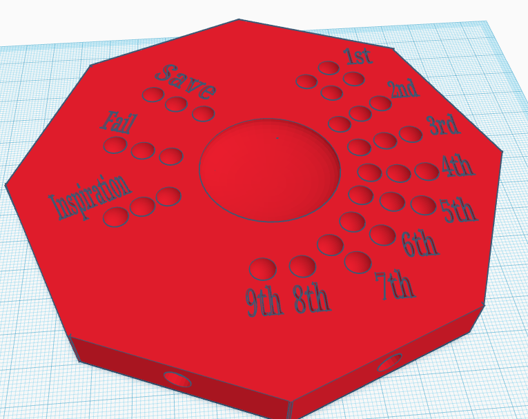 STL file Spell tracker 🎲 ・Model to download and 3D print・Cults