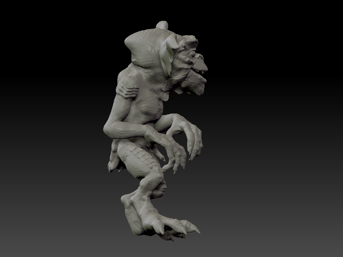 👹 GREMLIN (Gremlins monster)・ STL File for ・Cults